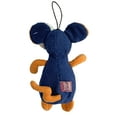 Multipet Deedle Dude Musical Interactive Plush Mouse Dog Toy, 8 inch ...