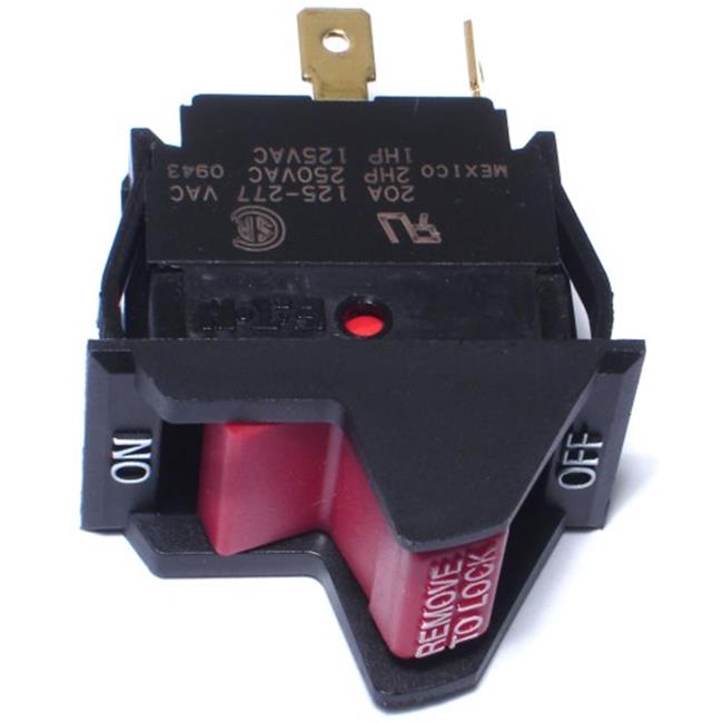 Midwest Fastener 65323 On & Off Locking Rocker Switches - 2 Piece ...