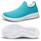 ADQ Women's Slip on Walking Shoes Lightweight Athletic Sneakers Comfort ...