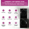 Conserv LUXE E-STAR STACKABLE Washer2.2cf 110 V+ Condensing Dryer4Cf ...