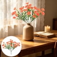 Artificial Morning Glory Bush – 14.56in Faux Trumpet Flowers for Porch ...