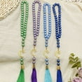 33 Bead Glass Rosary for Daily Wear and Reflection Stylish Prayer Beads ...