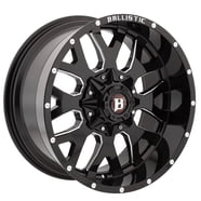 20" Black 814 Jester Wheel by Ballistic Wheels 814290655+12FB - Walmart.com