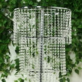 Efavormart 4-Tier Table Centerpiece Acrylic Beaded Chandelier – Round ...