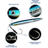 BLUEWING Speed Vertical Jigging Lure, Offshore Vertical Jig Deep Sea ...