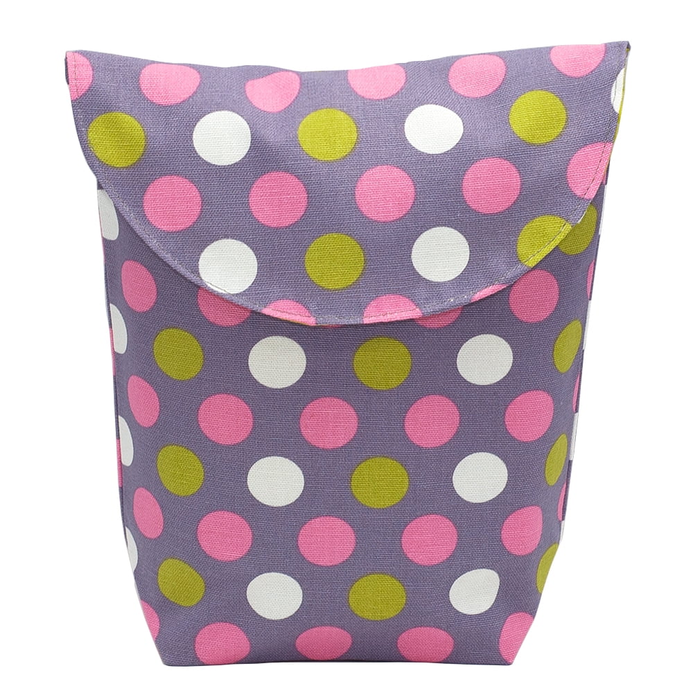 Baby Diaper Storage Pouch Tote with Velcro Lock for Snack Toys Pacifier ...