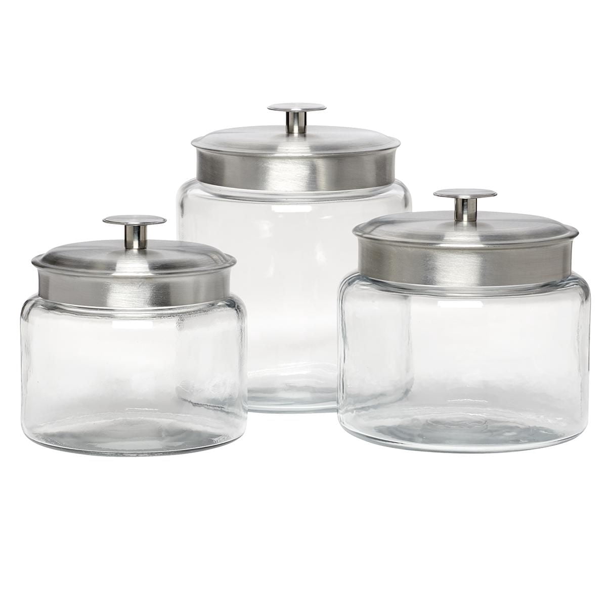 Click here for Anchor Hocking 3pk Montana Jars W/Stainless Steel... prices