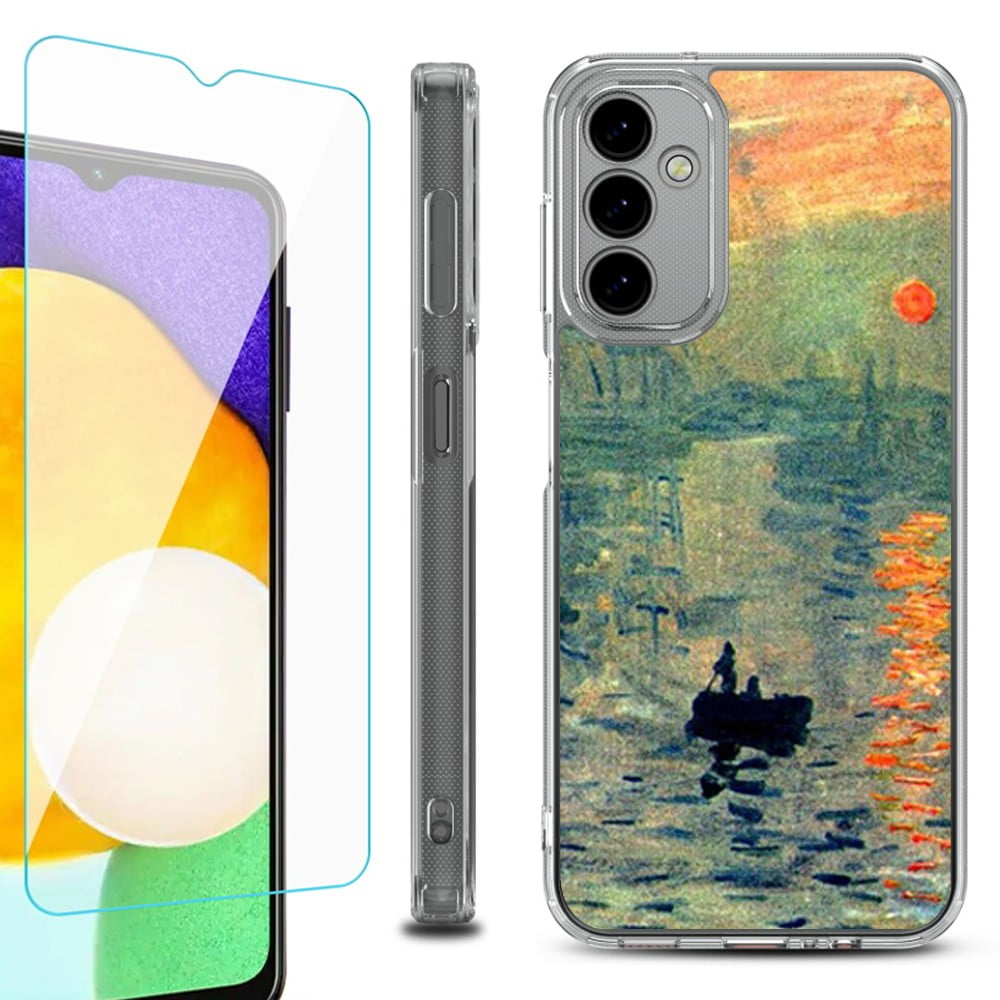 Shockproof Bumper Phone Case for Samsung Galaxy A14 5G, with Tempered ...