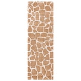 SAFAVIEH Soho Keeley Geometric Wool Runner Rug, Beige/Brown, 2'6" x 10 ...