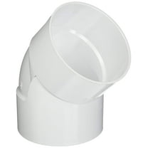 Genova Products 45 Degree PVC Elbow - 6 In, PVC, 45 Degree Elbow ...