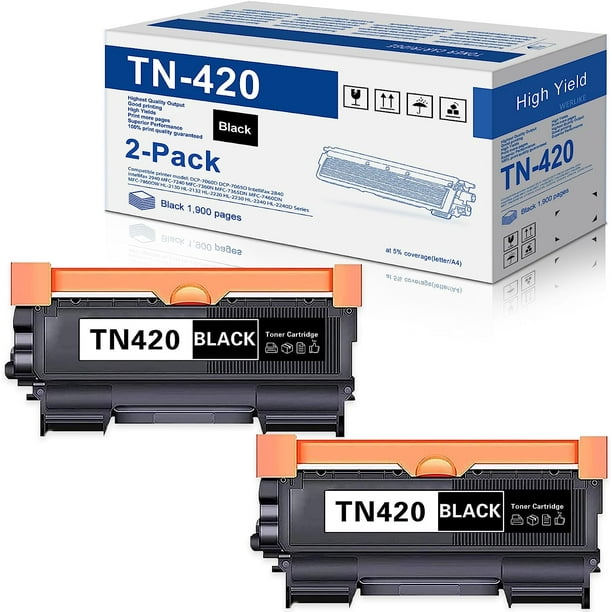 TN-420 TN420 Compatible Toner Cartridge Replacement for Brother TN 420 ...