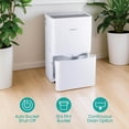 Hisense 50 Pint 4500 sq ft Dehumidifier, Adjustable Humidistat ...