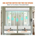 60 Inch Air Curtain - 1500 CFM Indoor Air Curtain, Wall Mounted Over ...