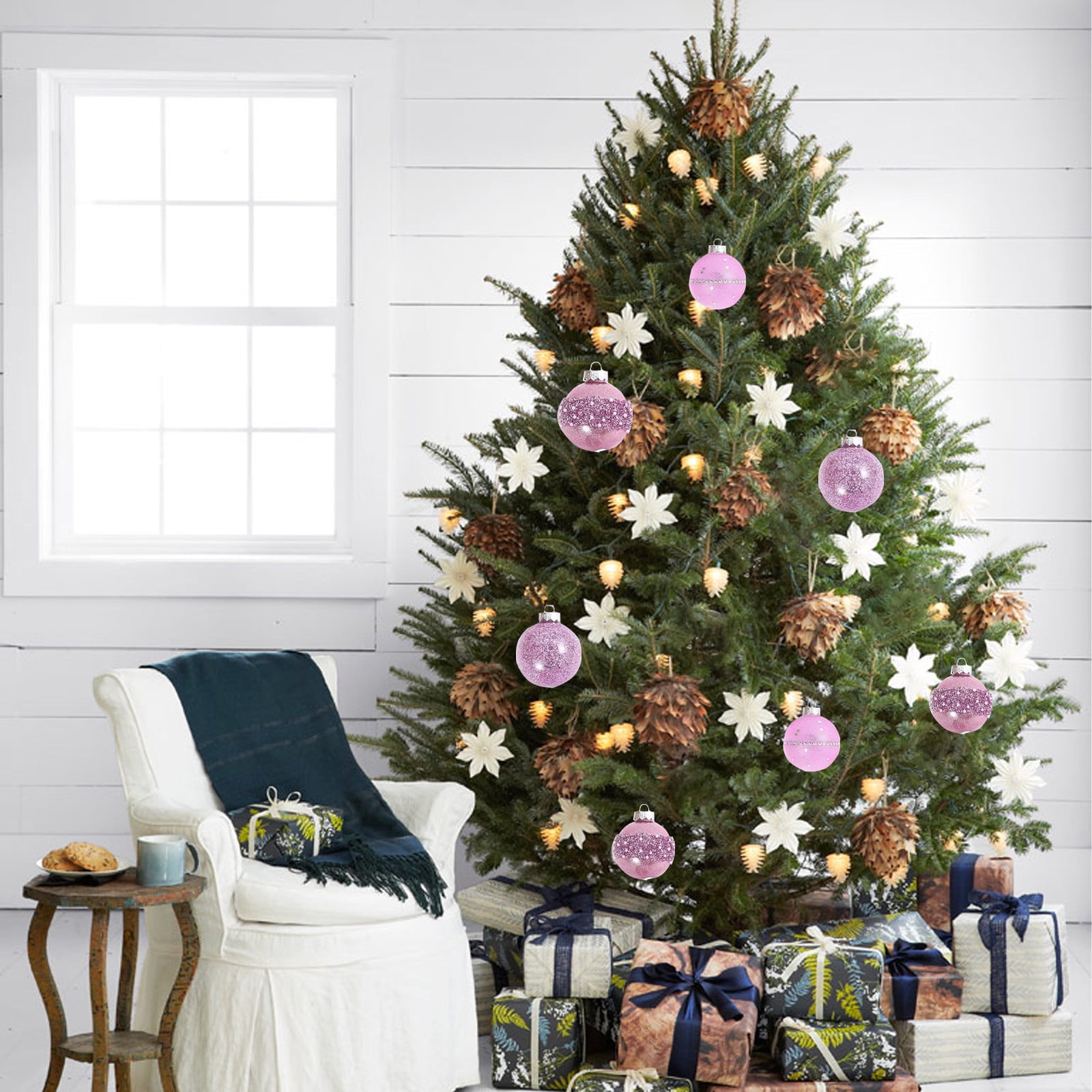 Click here for Eqwljwe Christmas Ball Ornaments Shatterproof glit... prices