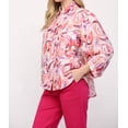 Fate Belle Abstract Blouse - Walmart.com