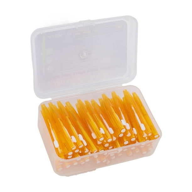Interdental Brush 60Pcs, PP Handle Orthodontic Care, Effective Teeth ...