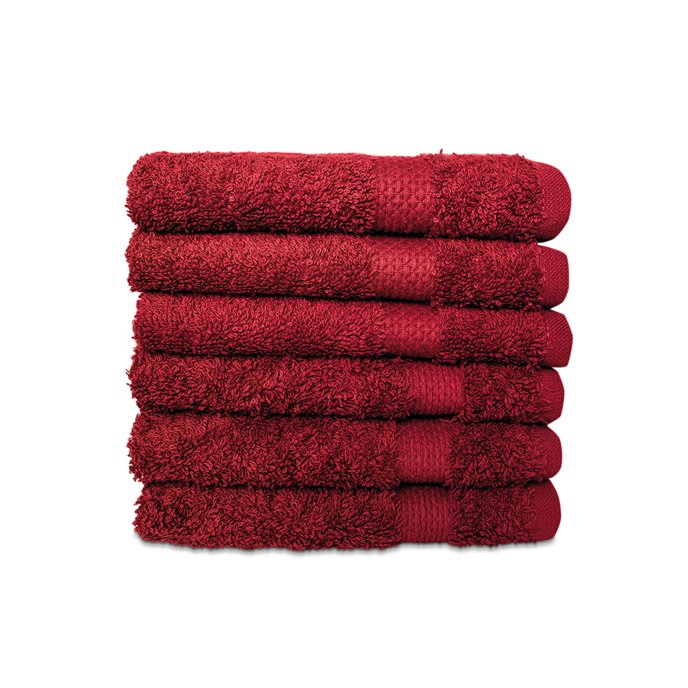 Hencely Washcloths Set of 6 Soft and Absorbent Cotton ( 12x 12 inches ...