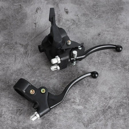 LHCER Motorcycle Brake Lever, Thumb Brake Lever,Pair of 22mm Left Right ...