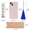 DIY Rectangle Bookmark Making Kits Including Stainless Steel Bookmark ...