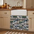 Animal Patchwork Cabinet Curtains 11" W x 13" L, Country Forest ...