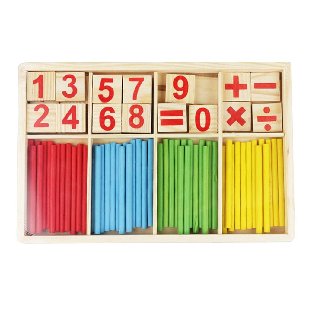 Juguete Educativo Matemático De Cálculo De Palos De Para Tarjetas De ...