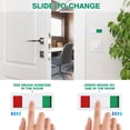 Milisten 5Pcs Conference Room Door Signs Acrylic Sliding Privacy ...