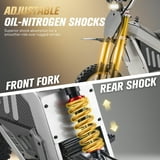 HOVERHEART Electric Dirt Bike,48V & 3000W Peak Power and 37 MPH Max ...