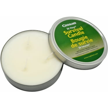 SE - Survival Candle - 3 Wicks, 36 Total Hrs., Soy Wax, Tin Box - OD ...