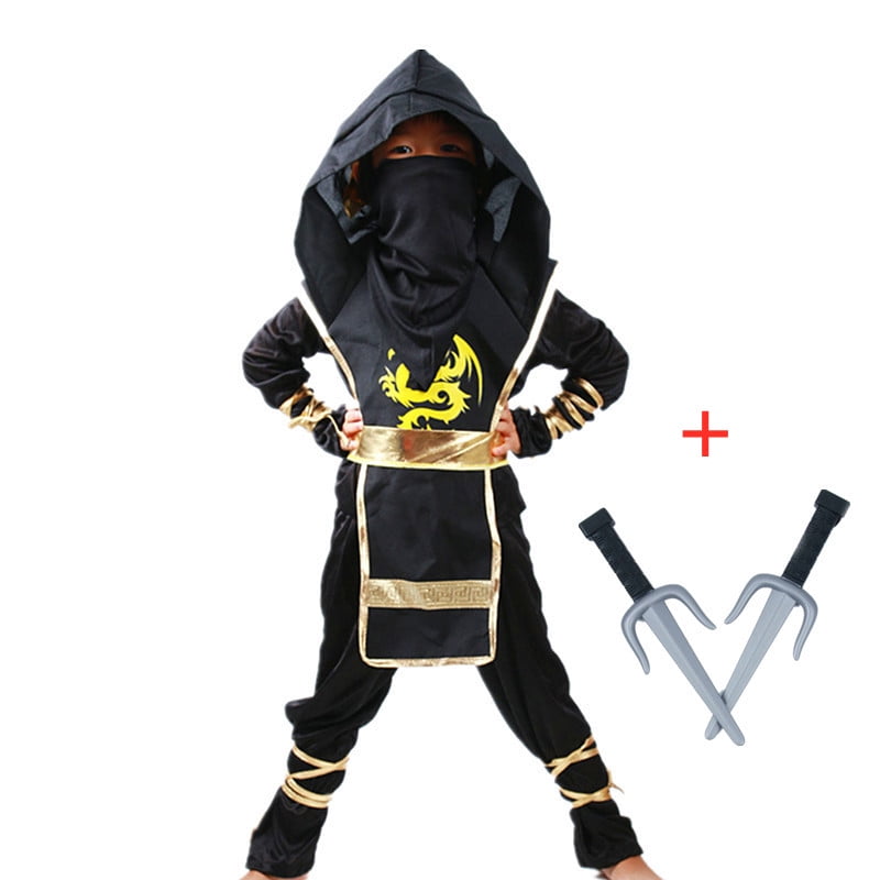 Ninja Costume Boy Halloween Kids Costume Boy Ninja Muscle Costume with ...