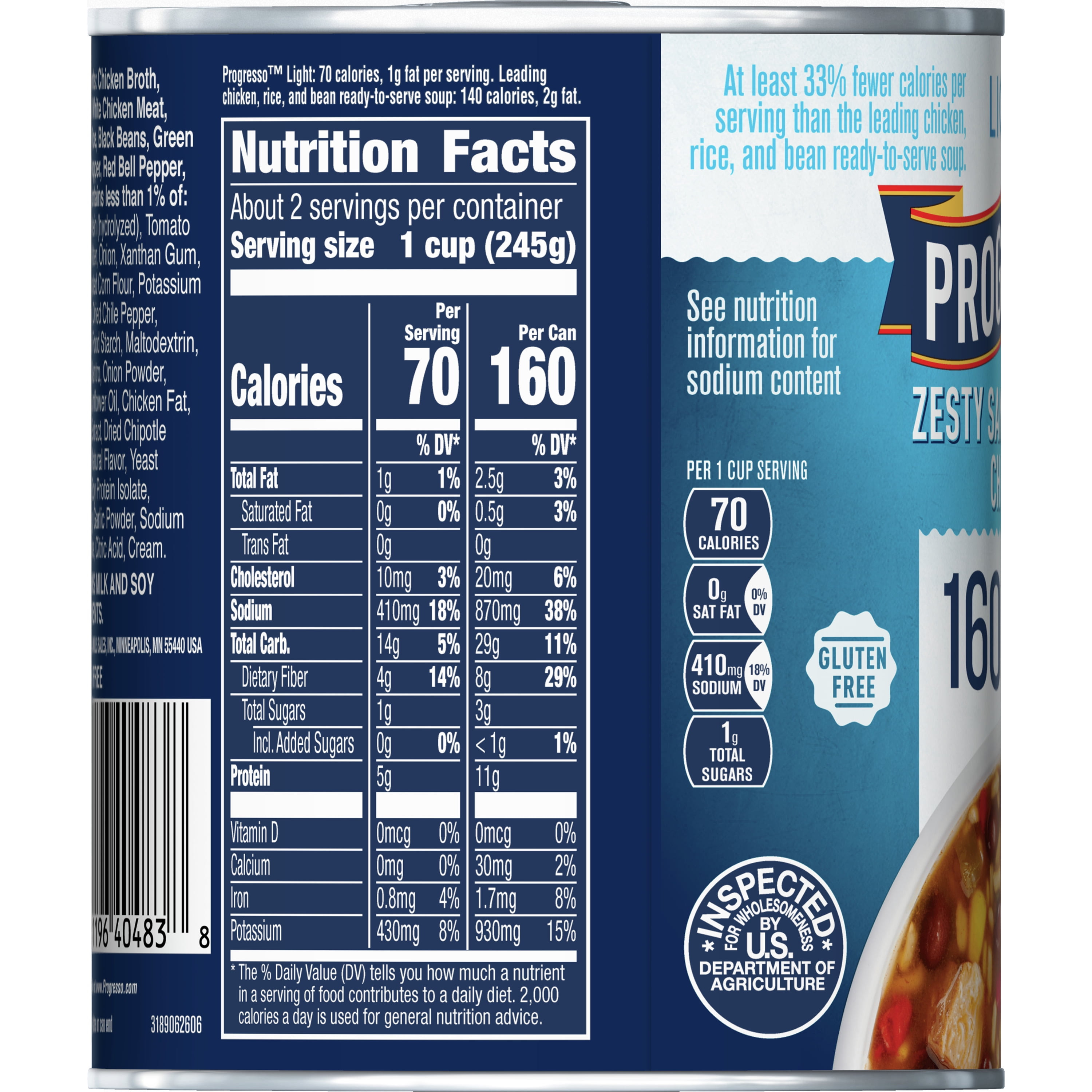 Progresso Soup Label