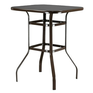 GDF Studio Becky Brea Outdoor Bar Stool - Light Brown and Teak, 2 Pack ...