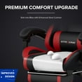 Gtracing Gtwd 200 Red Gaming Chair For Adults Reclining Footrest