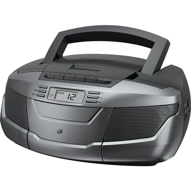 GPX CD, Cassette, AM/FM Boombox, BCA206S - Walmart.com - Walmart.com