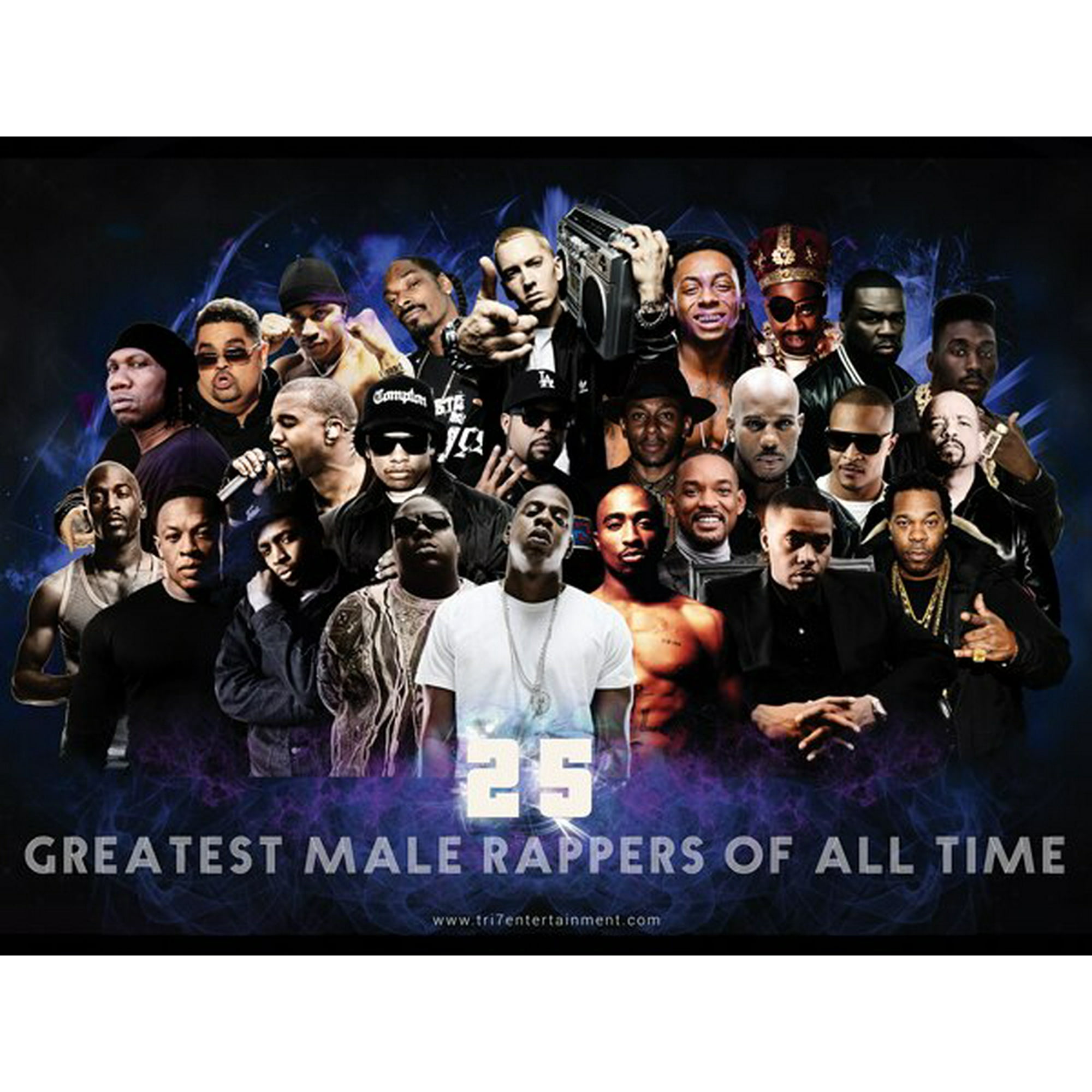 Click here for Tri-Seven Entertainment 25 Greatest Male Rappers O... prices