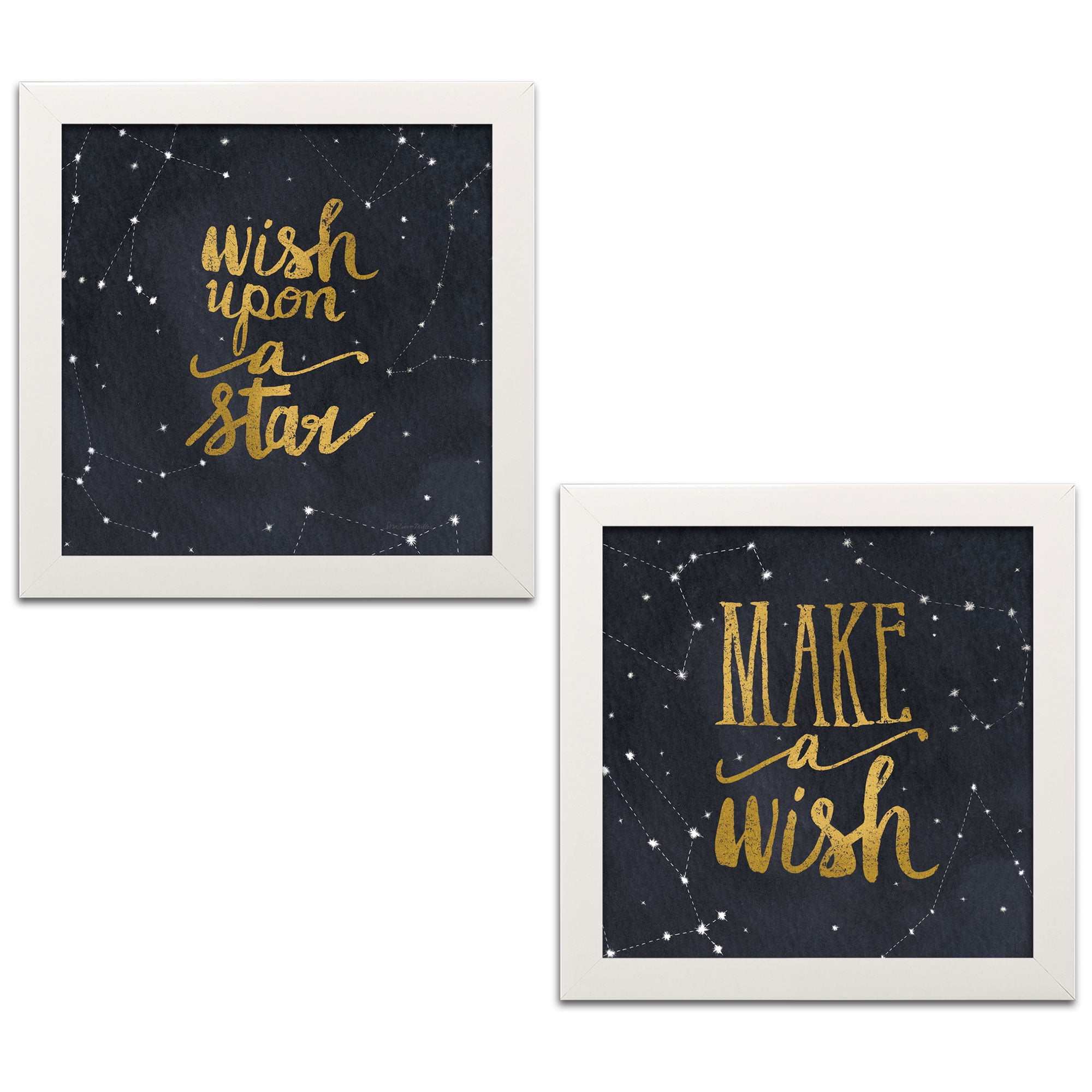 Gango Home Decor Contemporary Starry Words I & II by Sara Zieve Miller ...