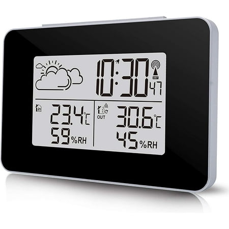 Wireless Weather Station, Digital Multifunctional Weather Clock with ...
