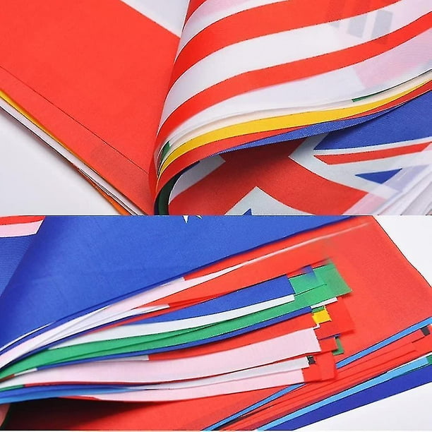 50 World Flags,world Flags Pennant Banner,with 50 Different National ...