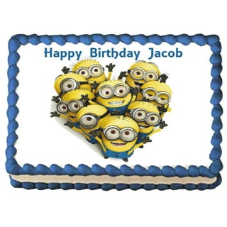 Minion Superman Cake