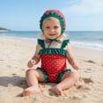 Little Girls Rash Guard Swimsuit Cartoon Print for with Matching Swim ...