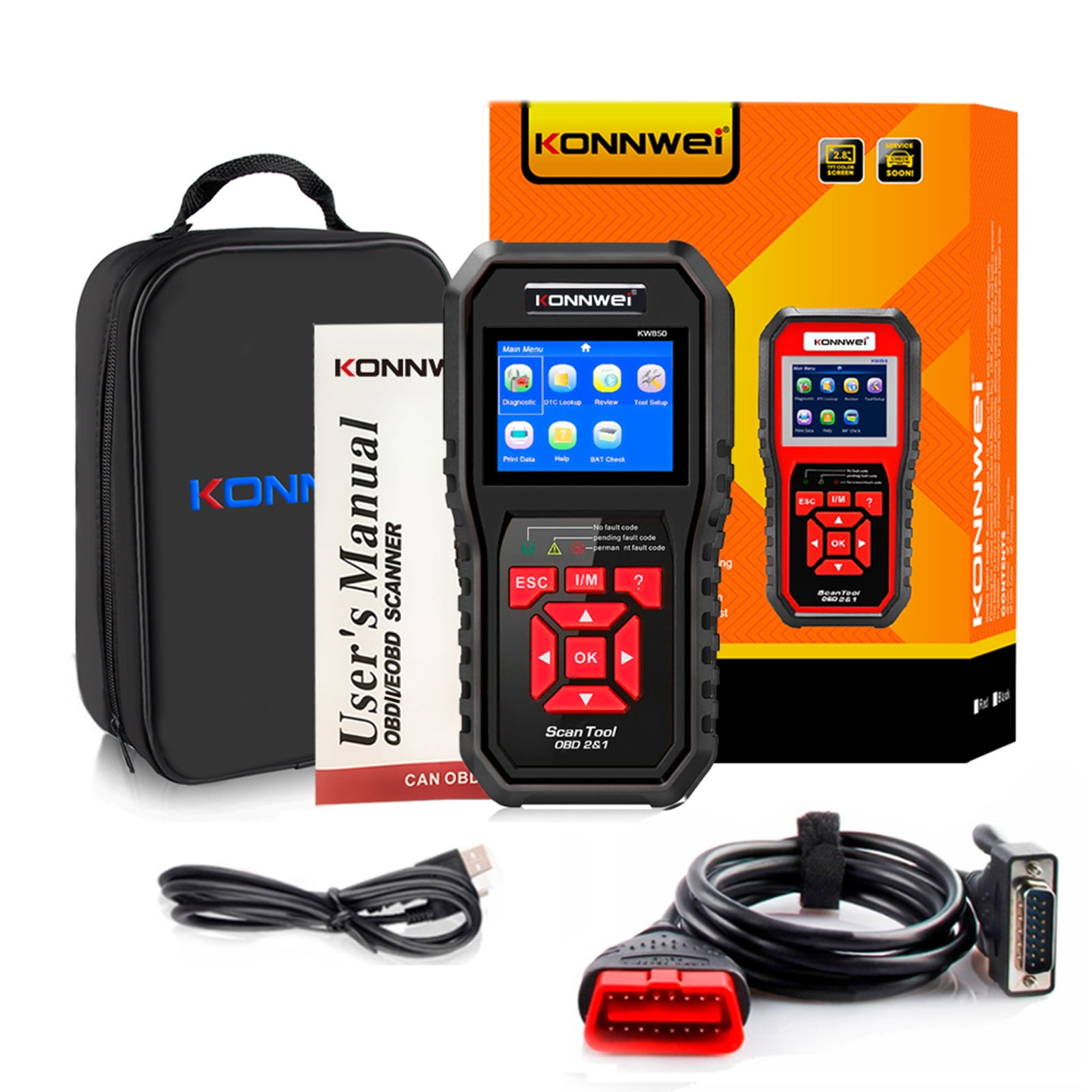 Aumotop Professional OBD2 Scanner Auto Code Reader Diagnostic Check ...