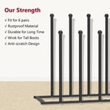 Free Standing Shoe Racks for Boots - Boot Rack for 6 Pairs, Boot ...