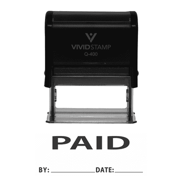 2000PLUS® 4 in 1 Date and Message Stamp, FAXED, PAID, ENTERED, RECEIVED ...