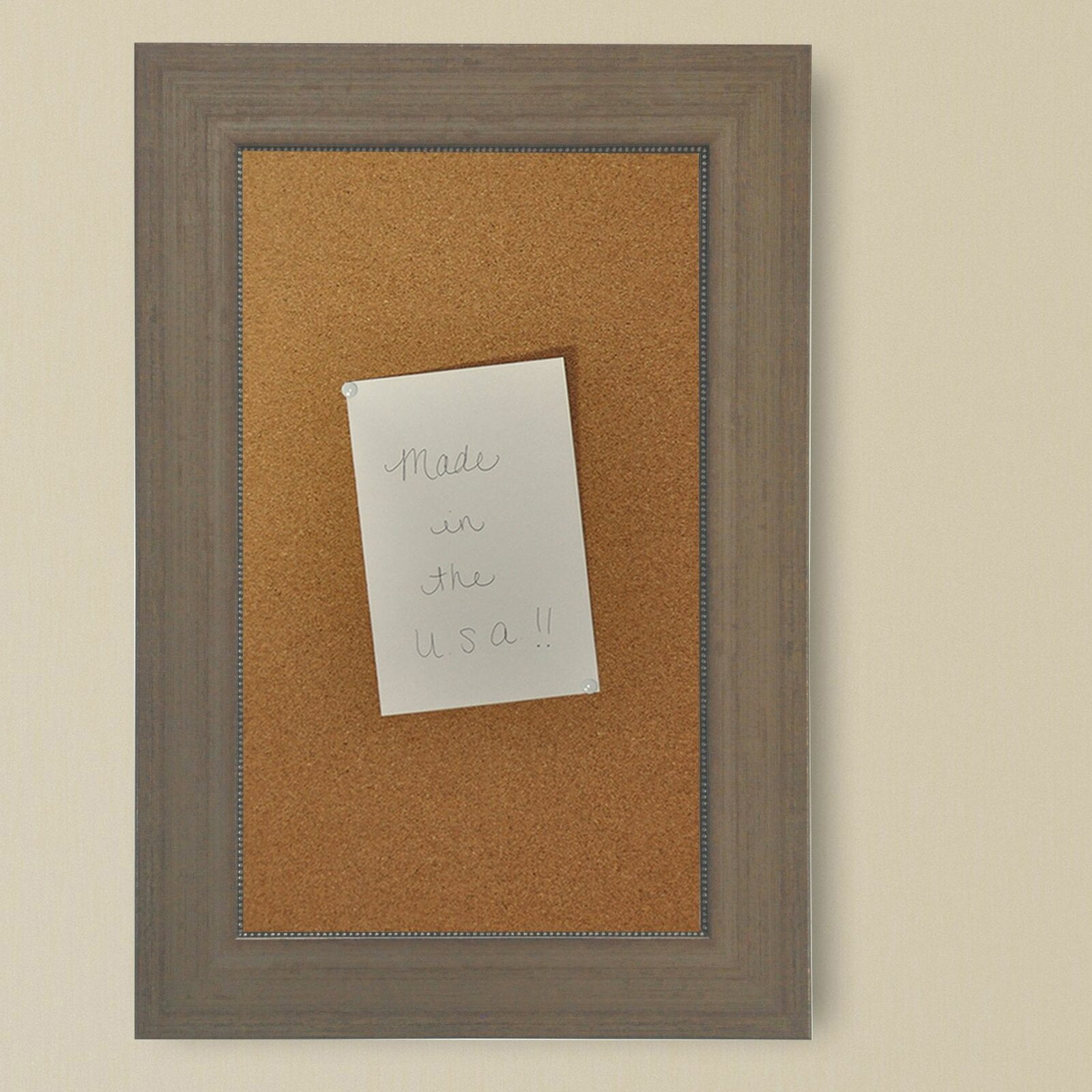 Aristarchus Wall Mounted Bulletin Board, Vertical and horizontal cleat ...