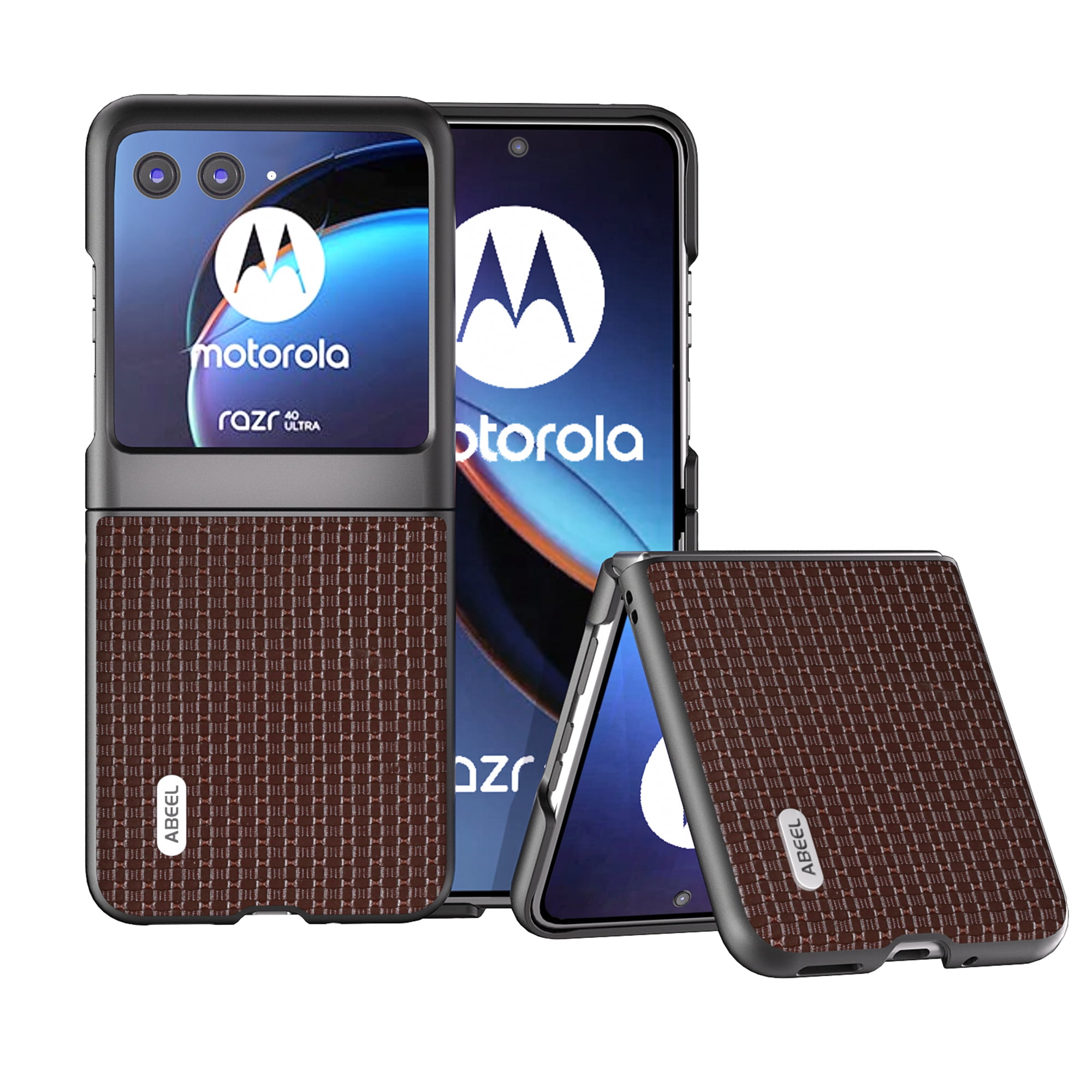 Shockproof Designed for Motorola Razr 40 Case, Luxury Grid Texture ...