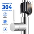 Pull Down Kitchen Faucet with Sprayer Low Lead Commercial Modern ...