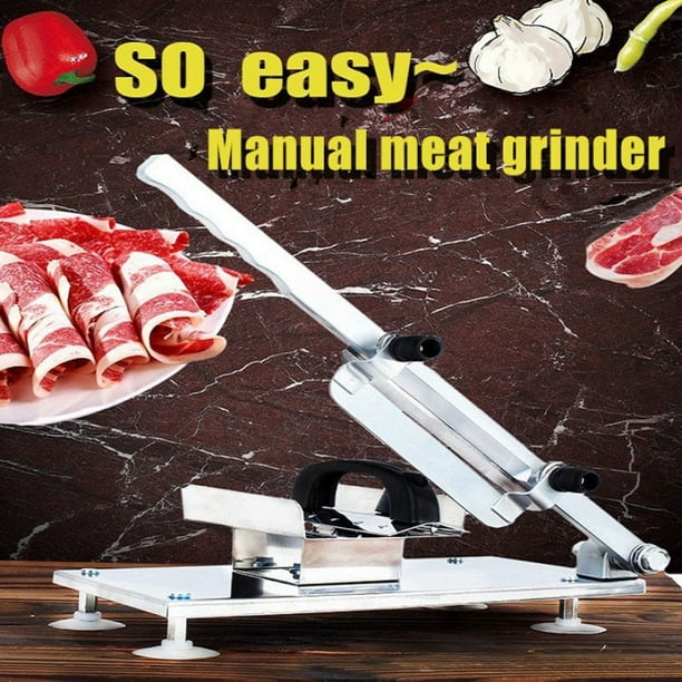 Household Manual Food Fruit Slicer Lamb Beef Slicer Frozen Meat Cutting ...