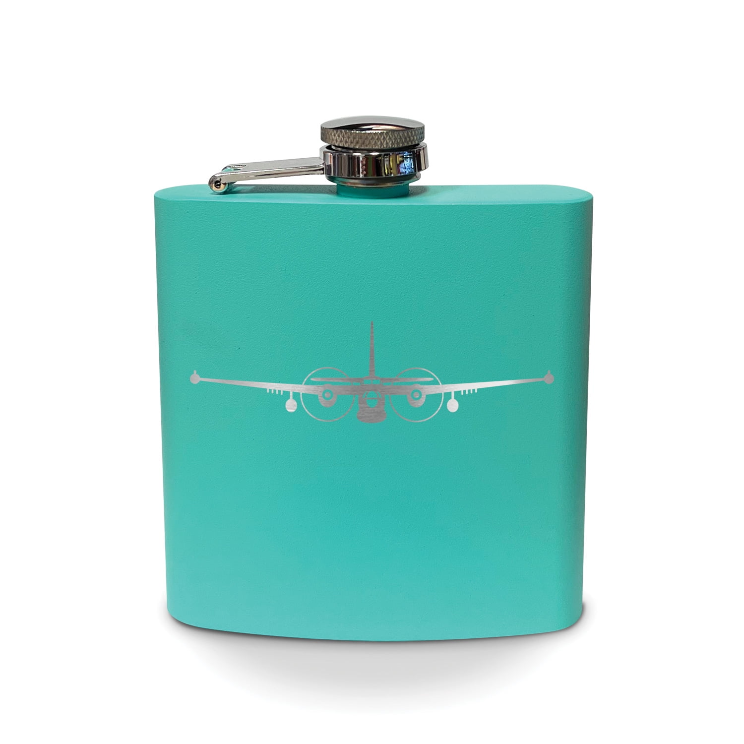 P-2 Neptune Flask 6 oz - Laser Engraved - Stainless Steel - Drinkware ...