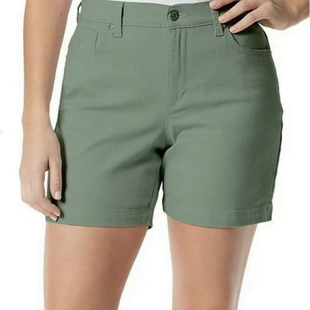 Gloria Vanderbilt Womens Amanda Stretch Shorts - Walmart.com
