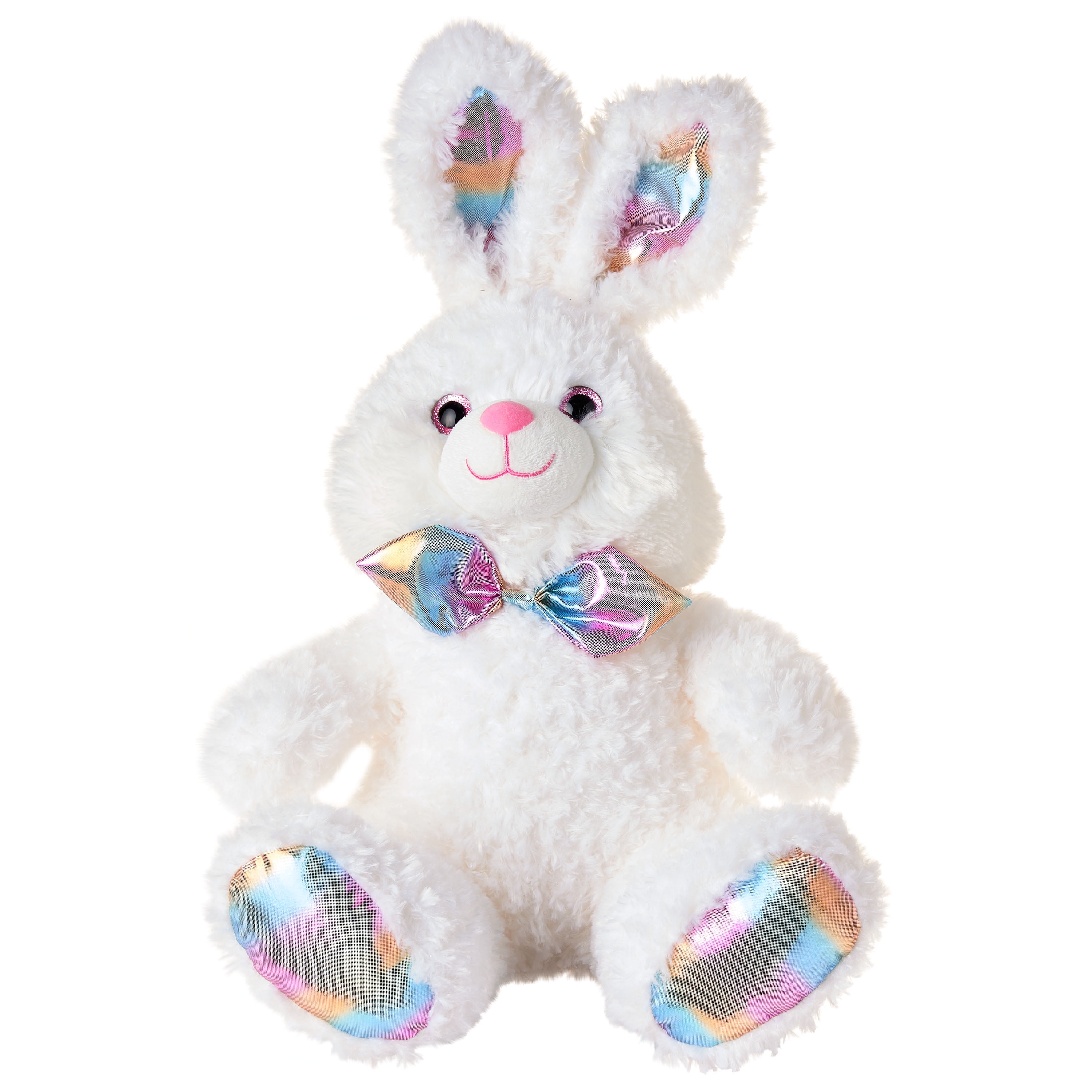 Way To Celebrate Easter Large Hoppy Plush Bunny, White - Walmart.com