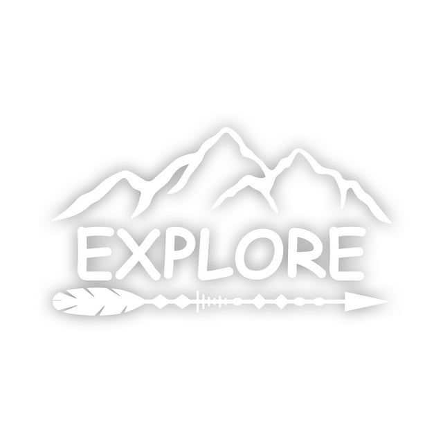 Explore Sticker Decal Die Cut - Self Adhesive Vinyl - Weatherproof ...